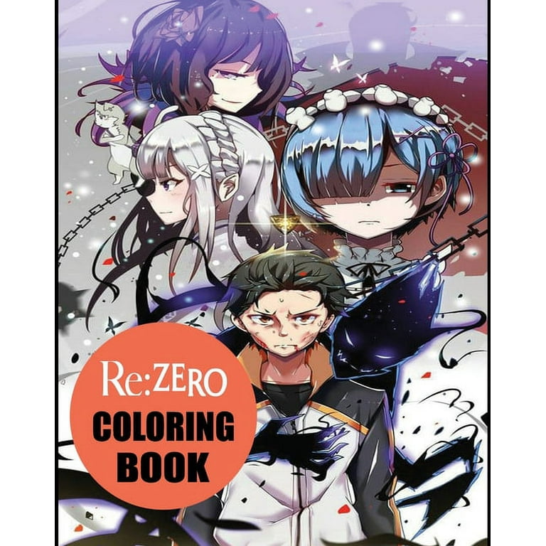re zero coloring pages