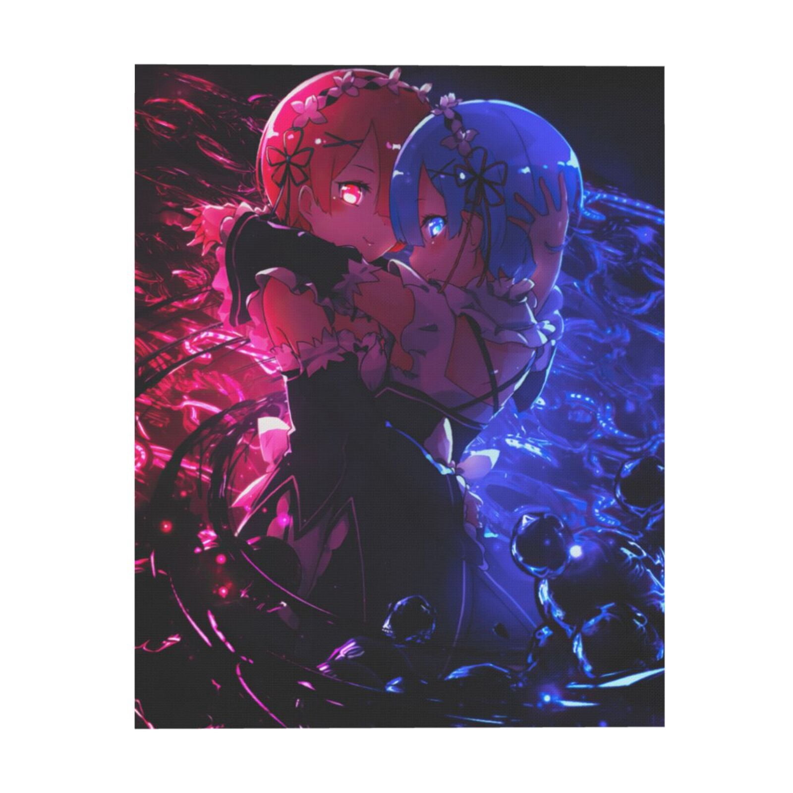 Re:Zero Poster , HD Print Canvas Art for Home Bedroom Playroom Wall ...