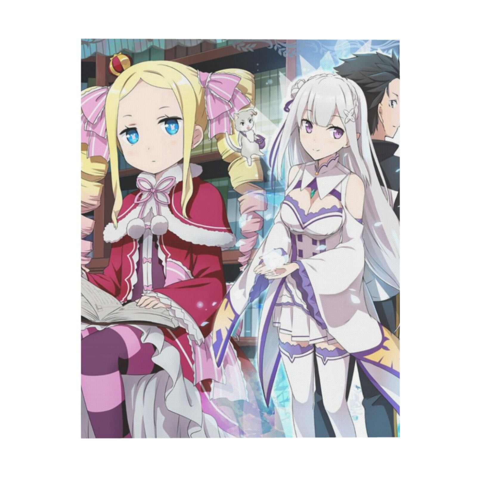 Re Zero Posters, Anime Frameless Wall Poster, Japan Anime Home Decor ...