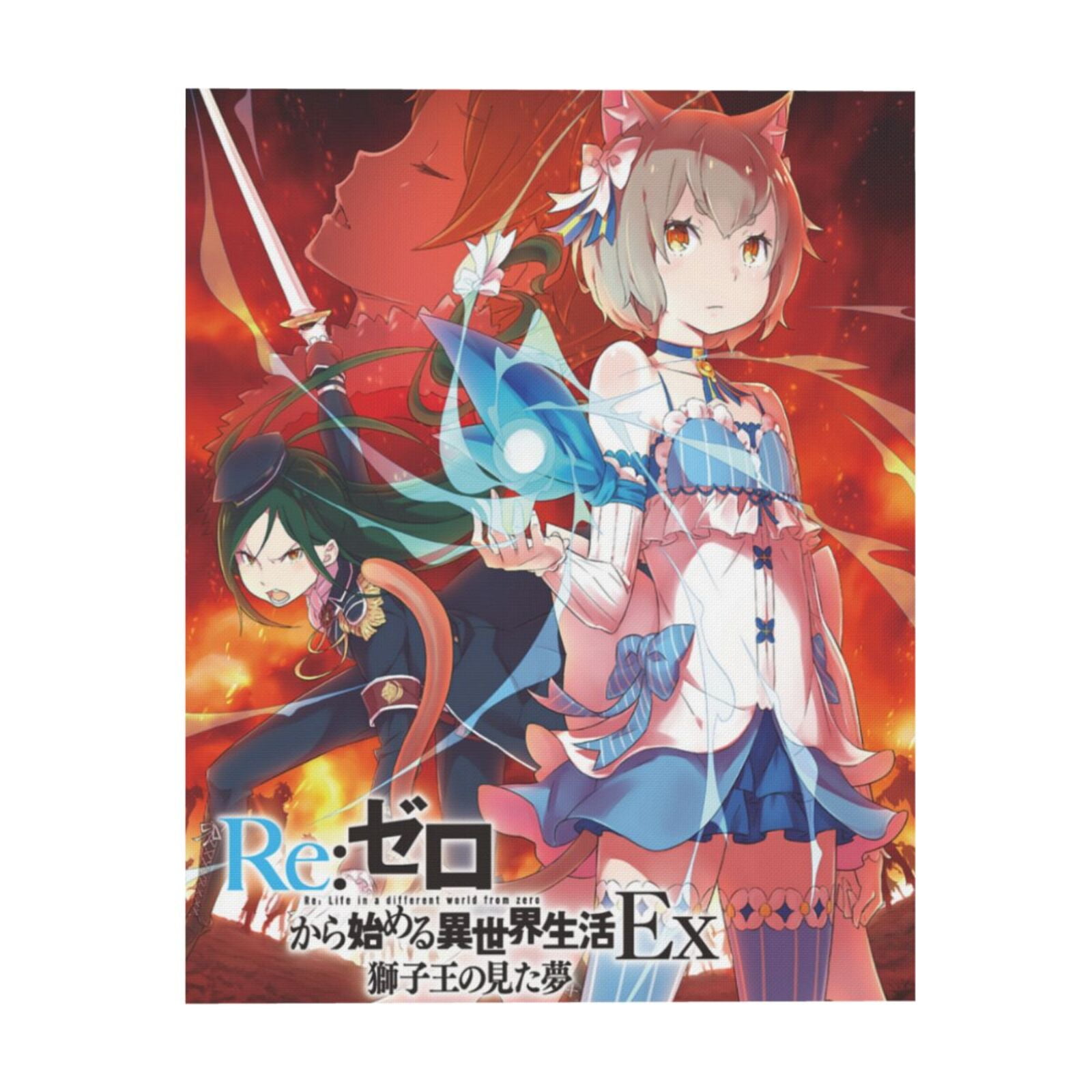 Re Zero Posters, Anime Frameless Wall Poster, Japan Anime Home Decor ...