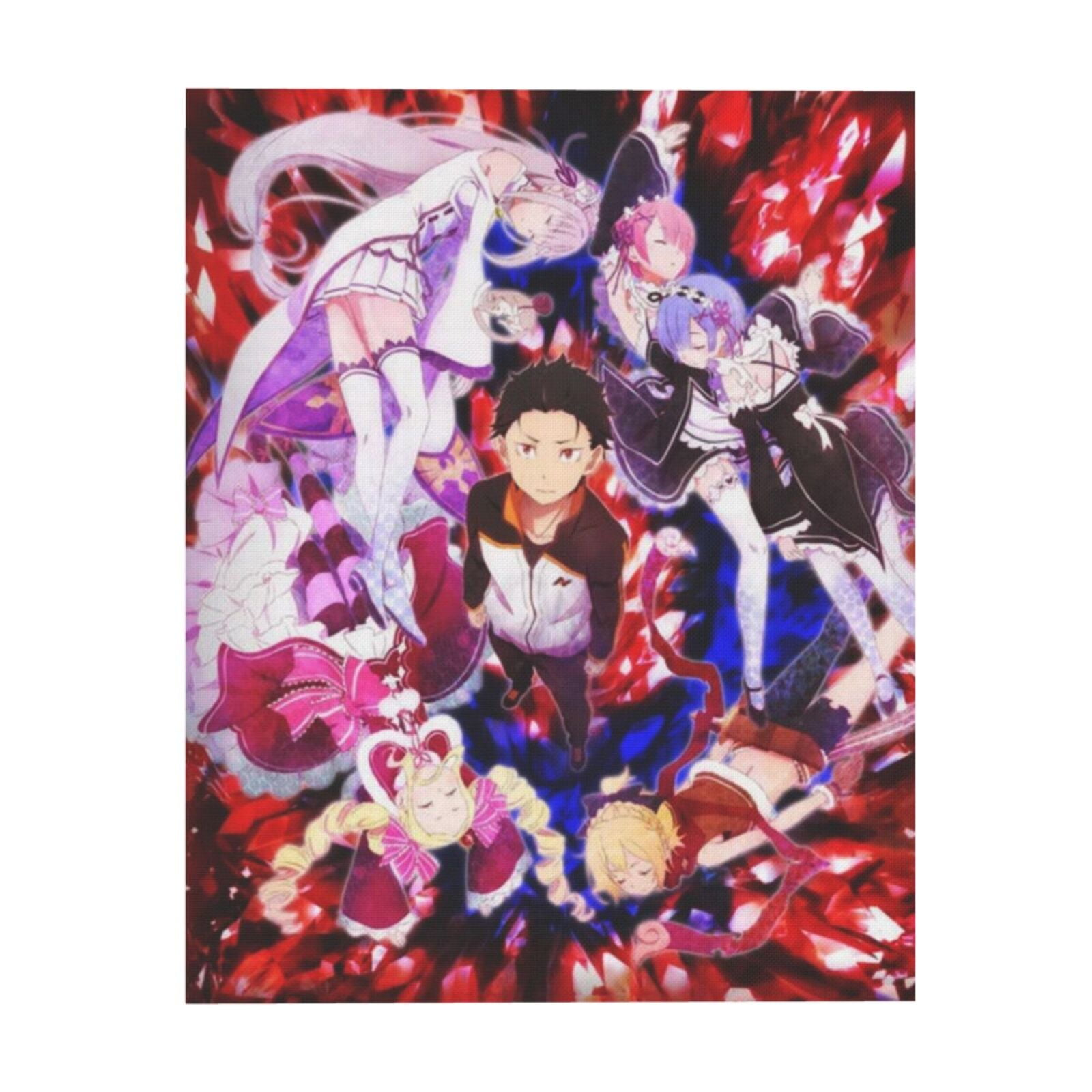 Re Zero Posters, Anime Frameless Wall Poster, Japan Anime Home Decor ...