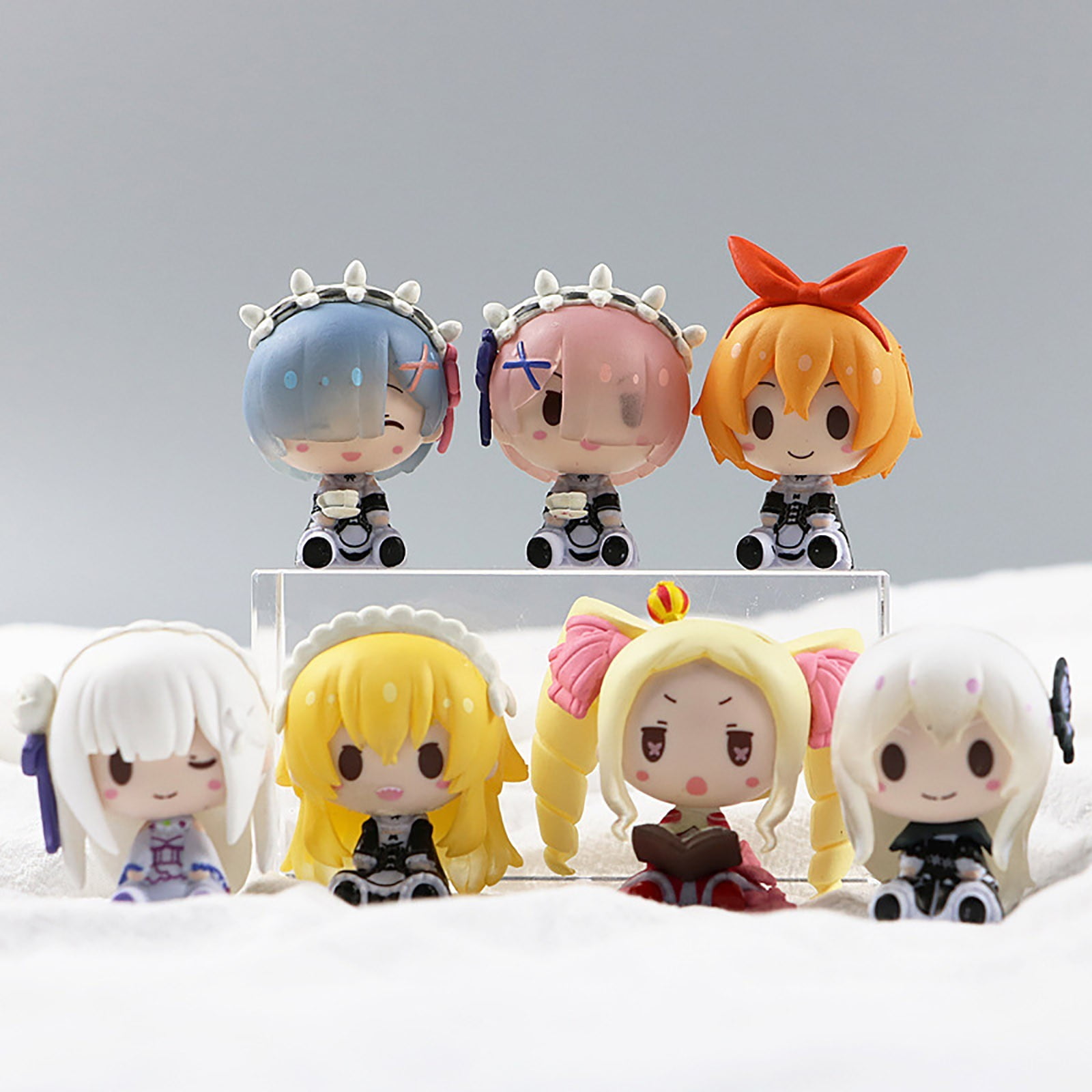 Re:Zero: Starting Life in Another World Figuarts Mini Set, Emilia, Rem ...