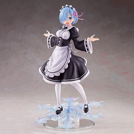 Re:Zero Winter Maid Rem Cat ears Maid Costume Colorful anime PVC Doll ...