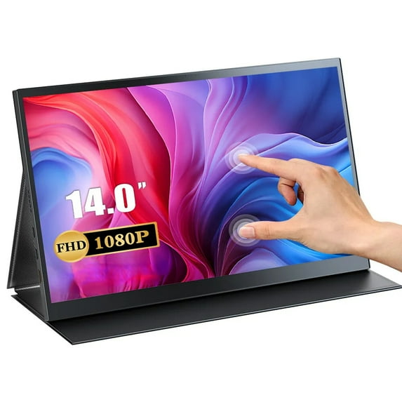 Re-fu-rbis-he-d 14" Touchscreen Portable Monitor 1920*1080 HDR HDMI ...