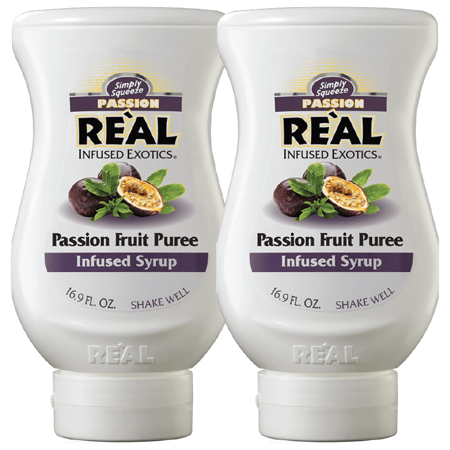 Reàl Infused Exotics Simply Squeeze Passion Fruit Infused Syrup 16.9oz ...