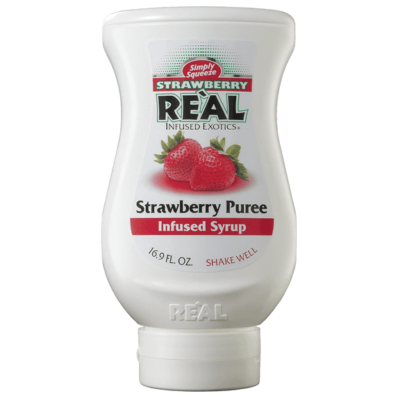 Real Syrups Reàl Infused Exotics Strawberries Syrup 16.9oz for ...