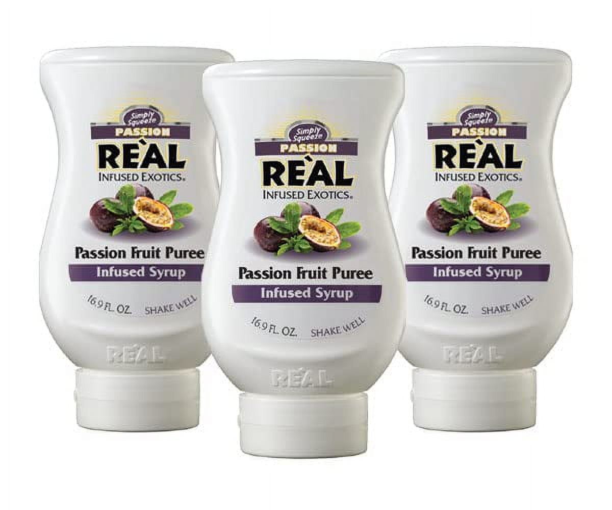 Reàl Infused ExoticsPassion , Passion Fruit Puree Infused Syrup, 16.9 ...