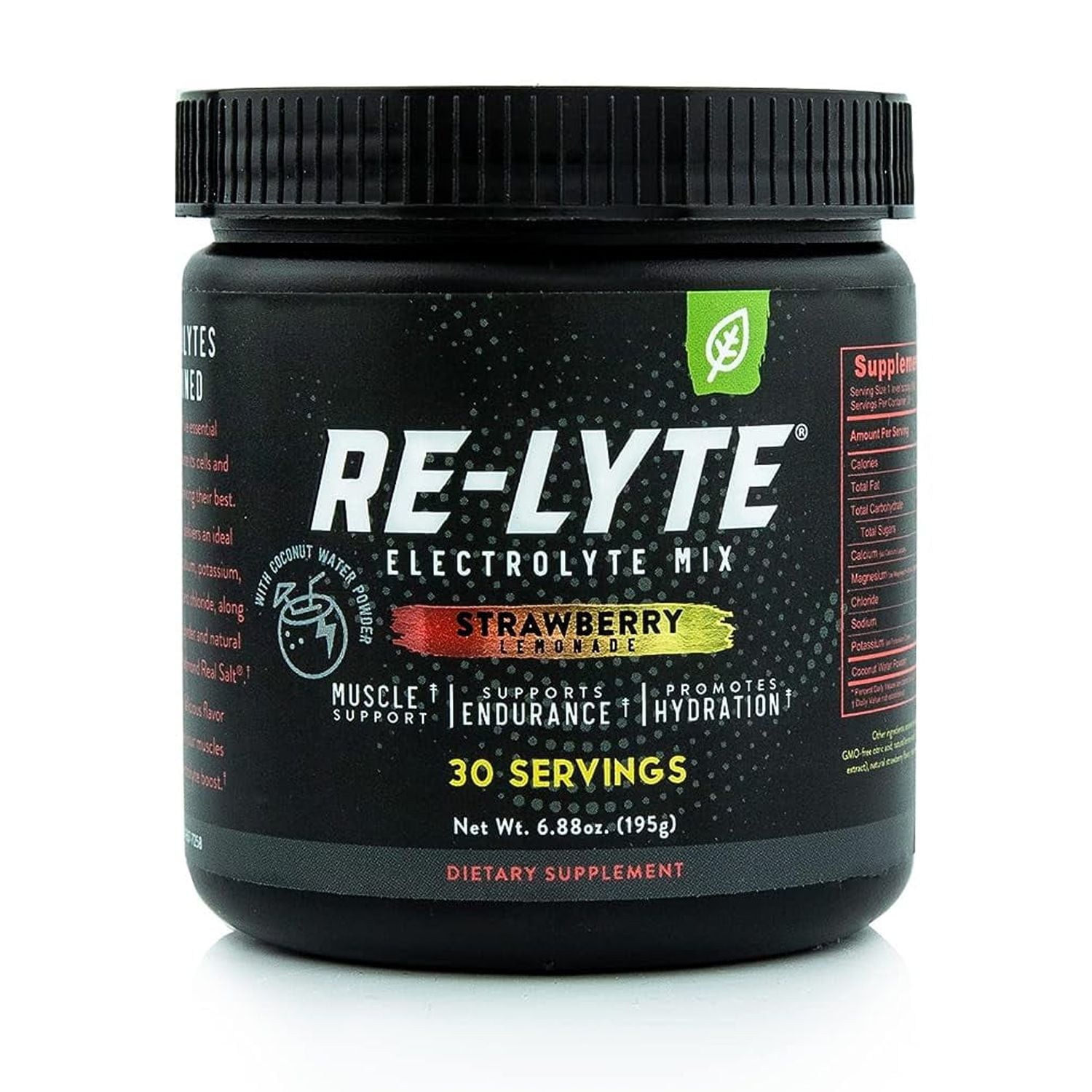 Redmond Re-lyte Electrolyte Strawberry Lemonade Drink Mix, Hydration ...