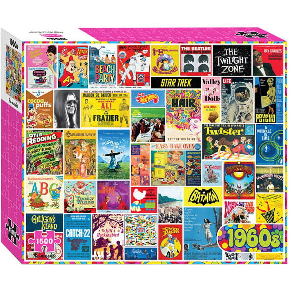 Re-marks 1000-Piece 1960s Nostalgic Pop-Culture Jigsaw Puzzle – Retro ...