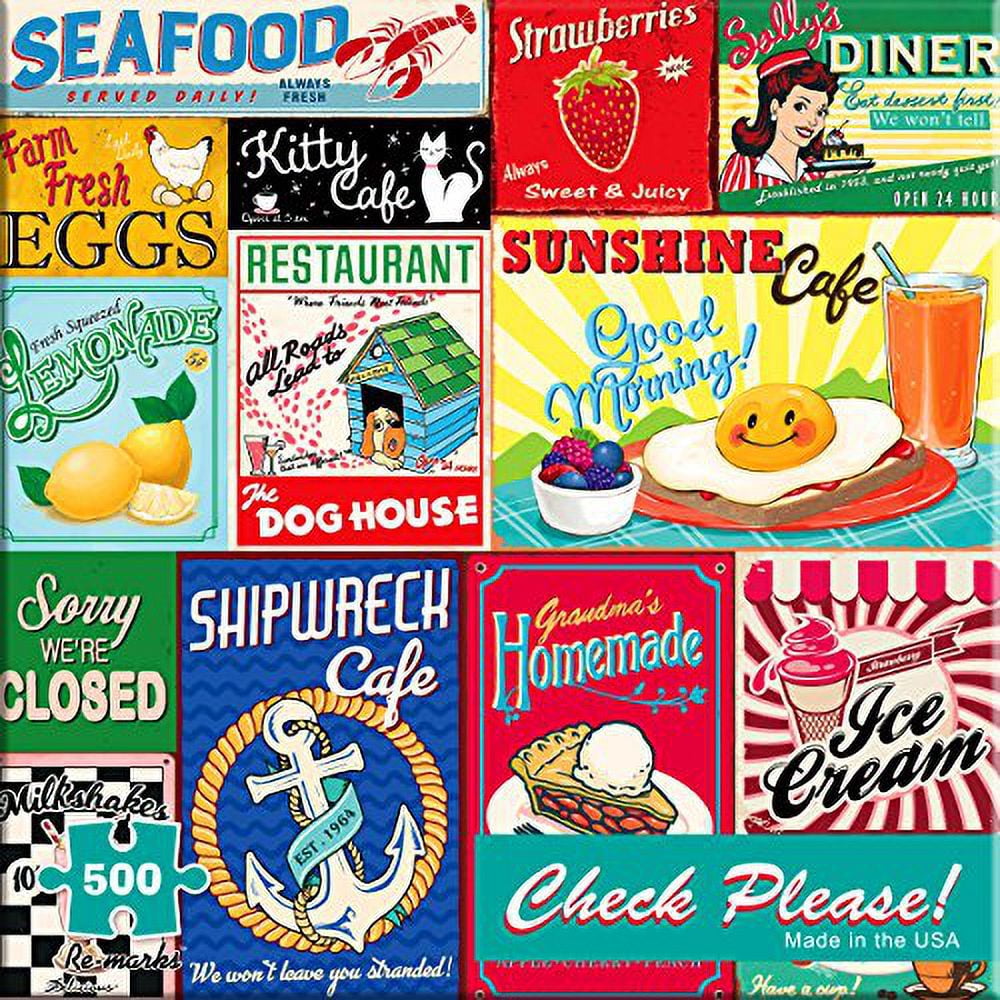 Re-marks Travel Posters, Poster Puzzle, 500-Piece Jigsaw Puzzle for All ...