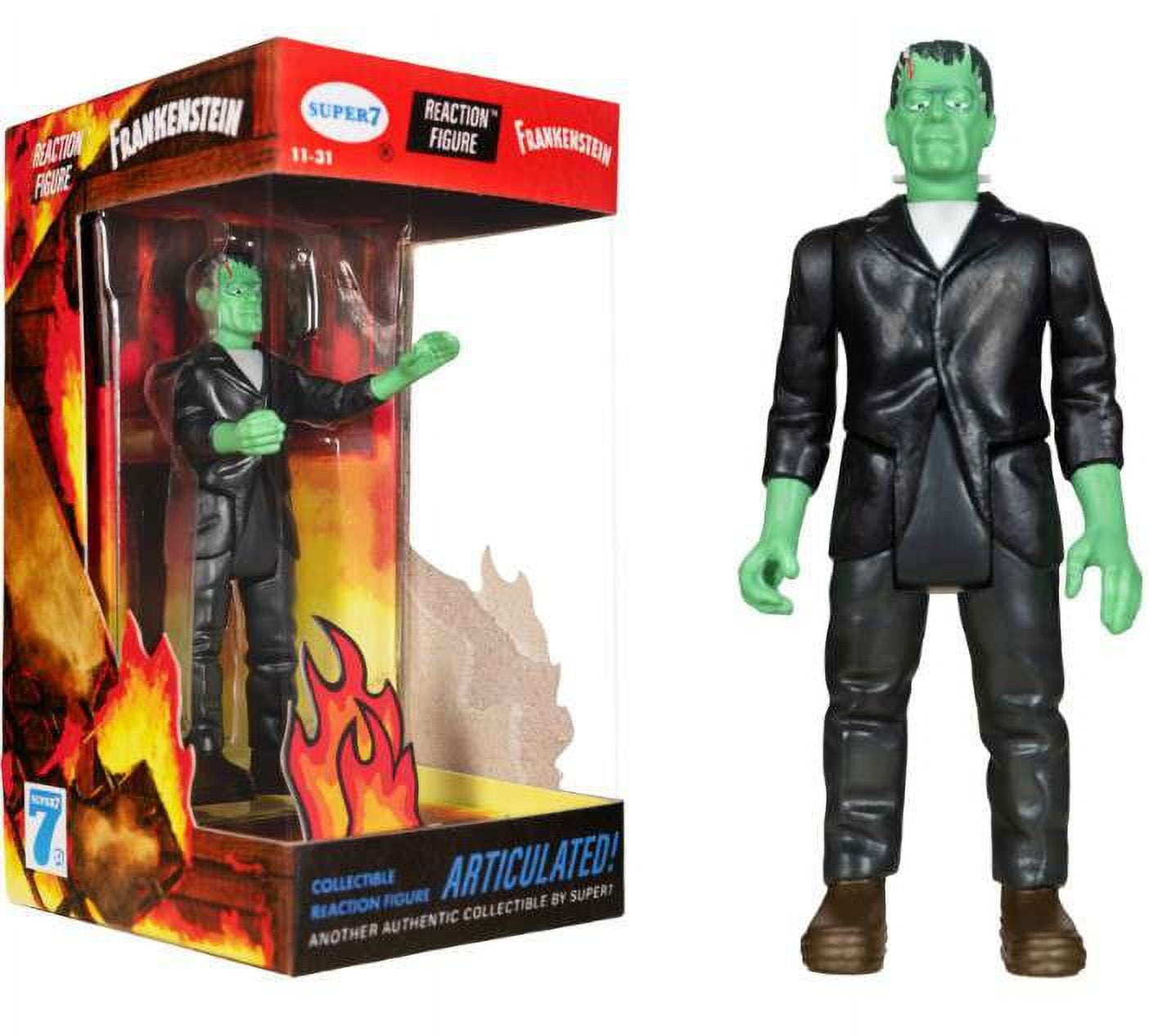 Frankenstein (Fire Box) Universal Monsters Super 7 Reaction Figure ...