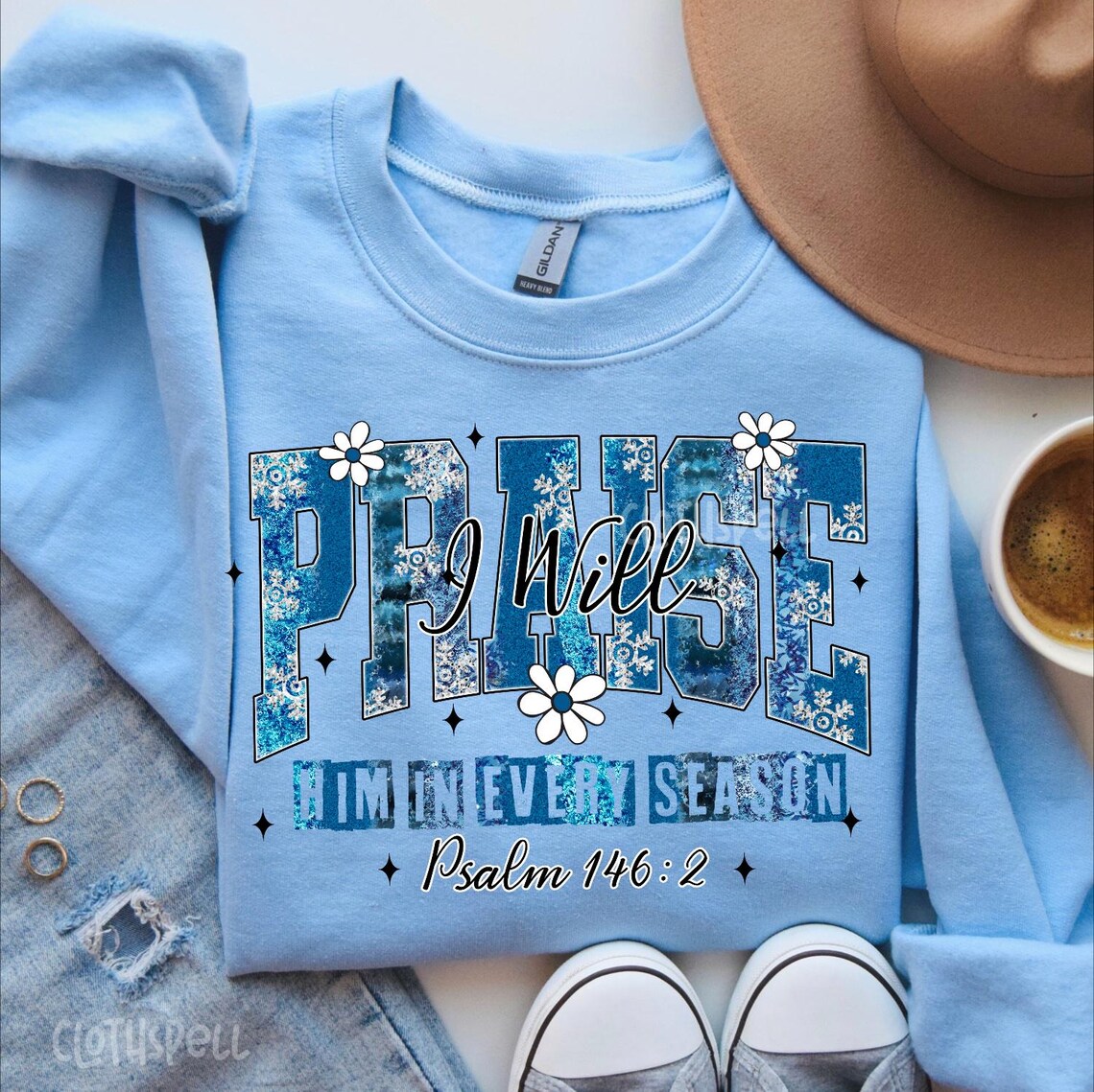 ReActiva Christian Winter Shirt, Winter , Winter Christian Tee, God ...