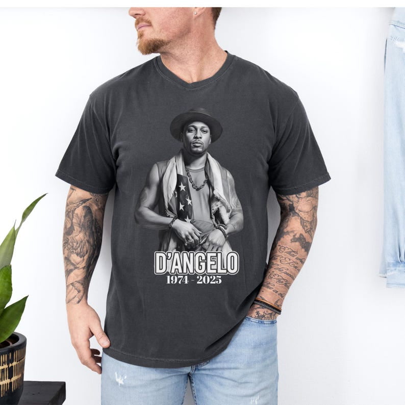 ReActiva D'angelo T Shirt, Concert Merch,Retro Rap Tee 90s Rnb 2000's ...