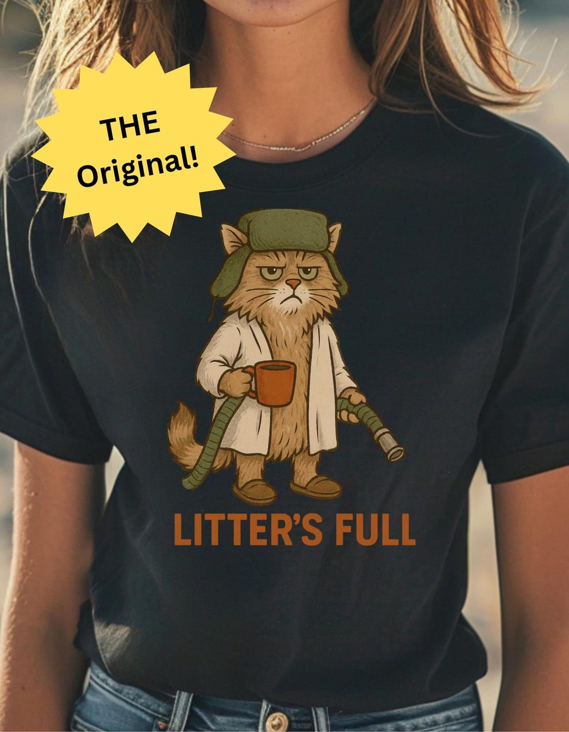 ReActiva The Original Litter's Full Christmas Vacation Cat Shirt ...