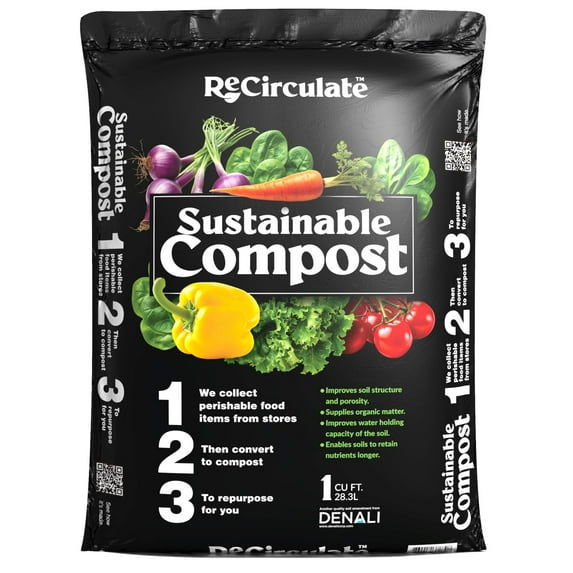 ReCirculate Sustainable Compost Garden Soil 1 cu. ft. - Walmart.com