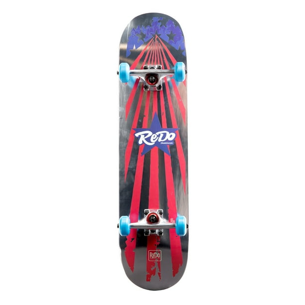 ReDo Skateboard 31" x 7.75" Gallery Pop Complete Skateboard Board ...