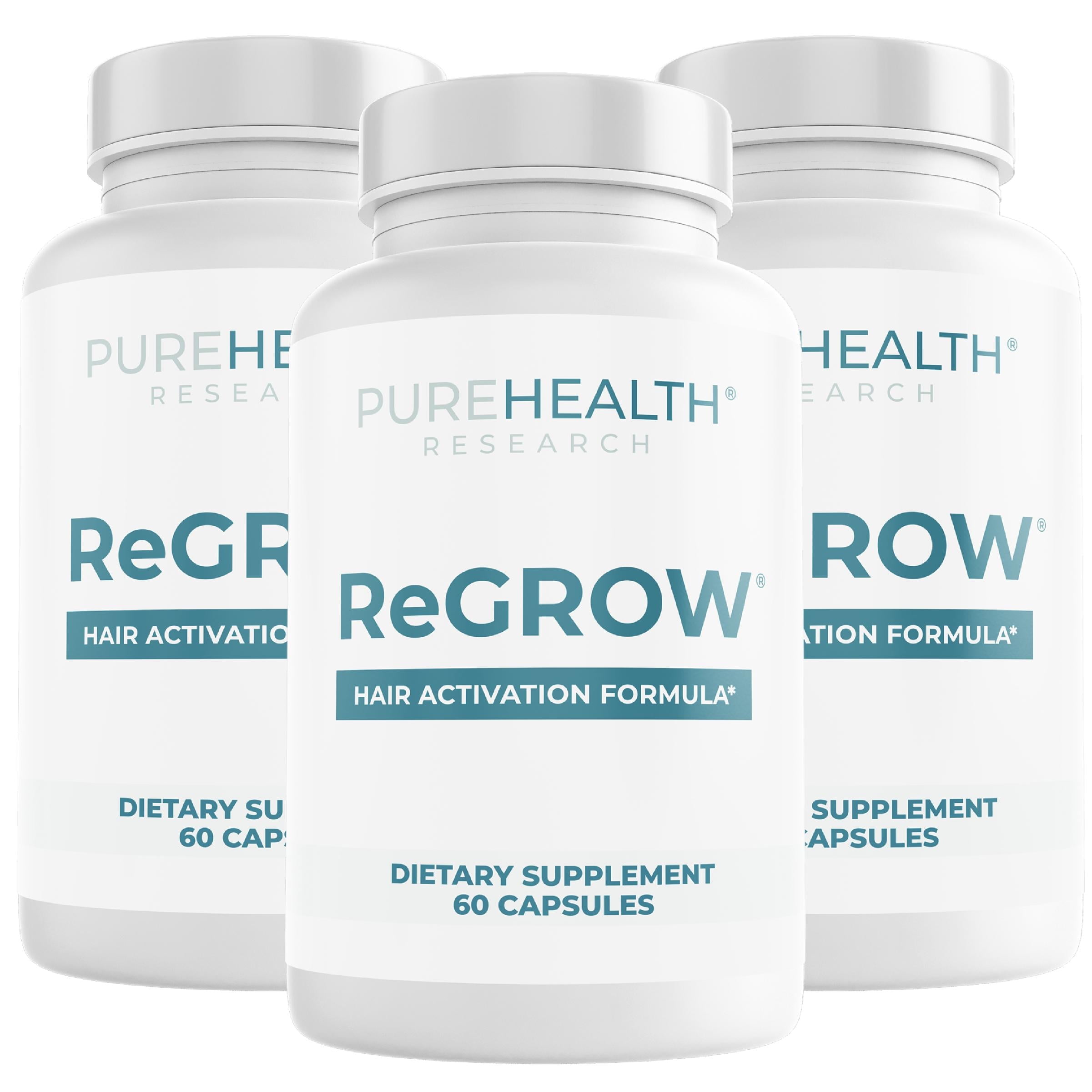 PureHealth Research ReGrow Hair Activation Formula - Hair Growth Pills ...