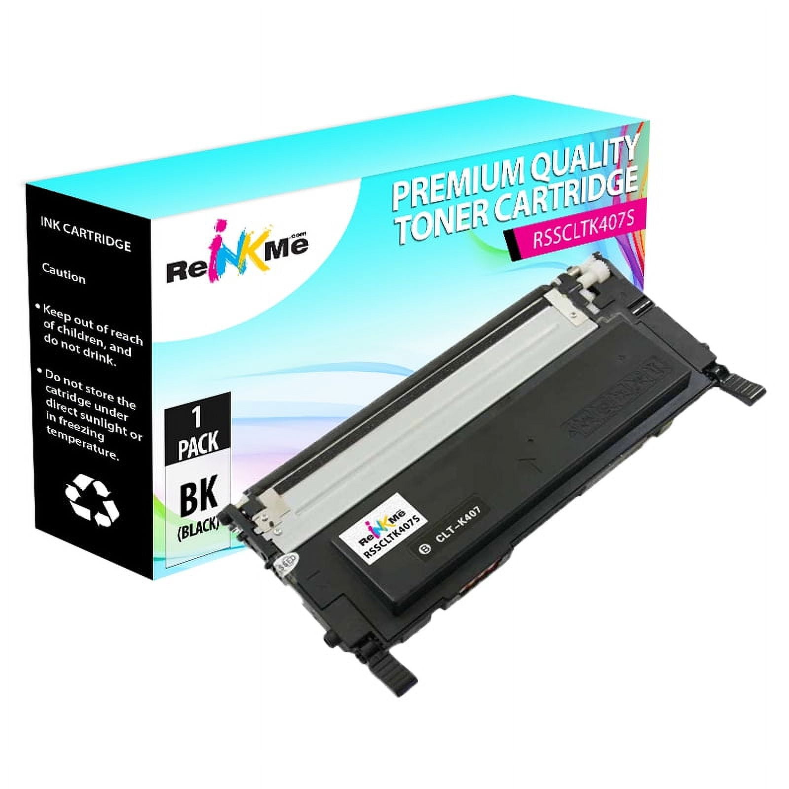 ReInkMe Compatible K407S Black Toner Cartridge for Samsung CLP-320N CLP-325W - Walmart.com