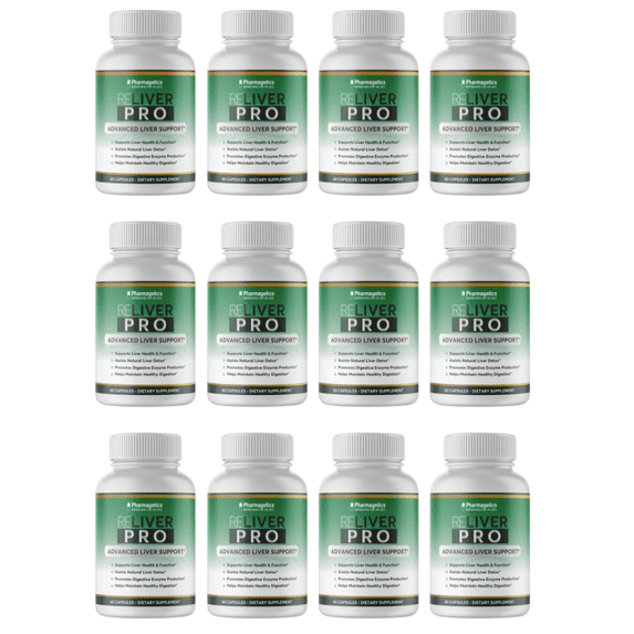 ReLiver Pro- Advanced Liver Support- 12 Bottles 720 Capsules - Walmart.com