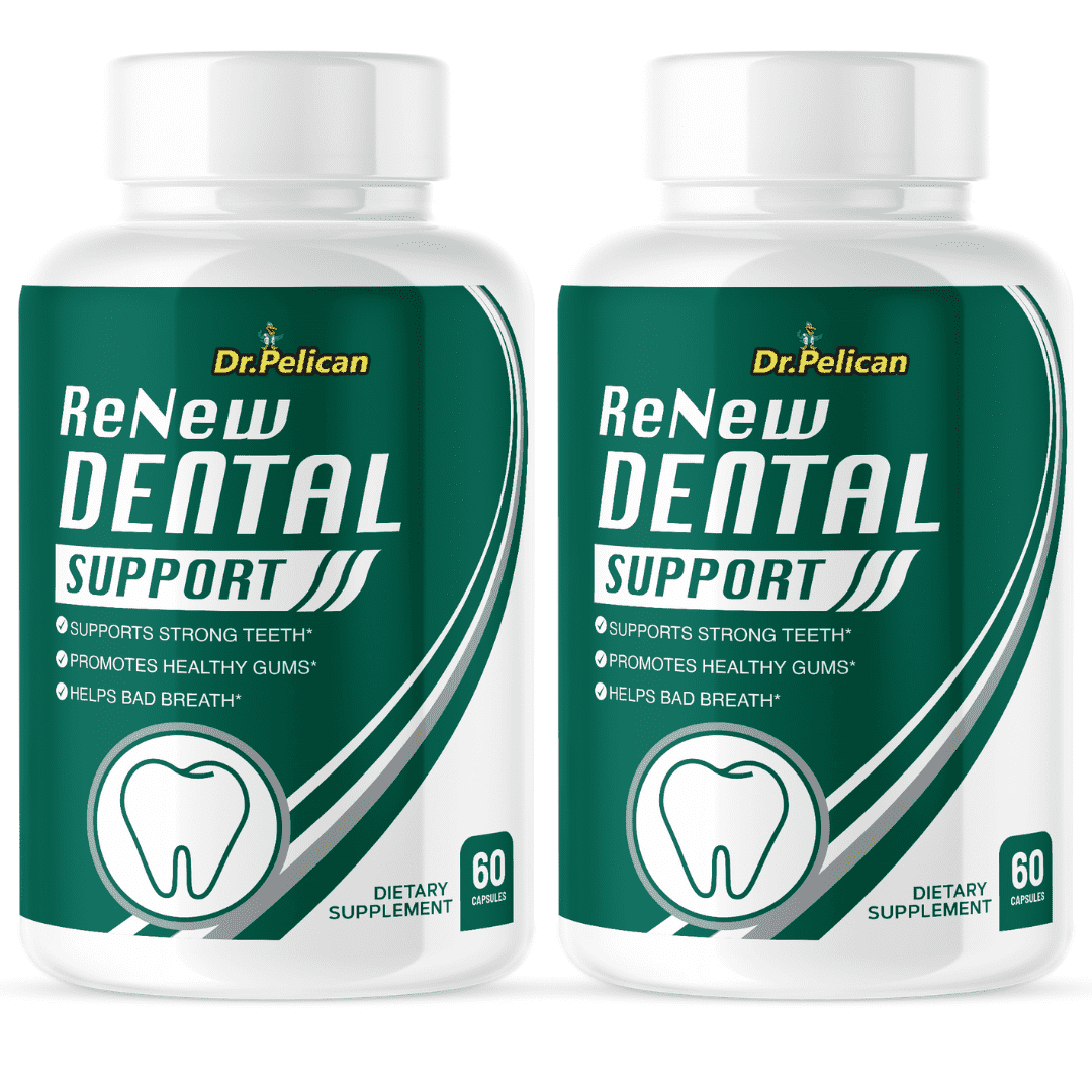 Pelican ReNew Dental Support Capsules, Gum and Tooth Health, Fresh ...