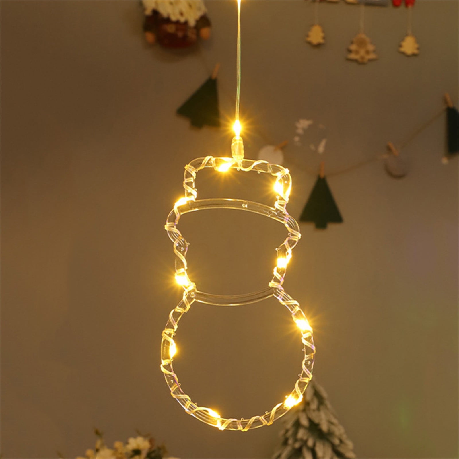 ReTeiv Light Up Bell Christmas Tree Reindeer Battery Powered with ...