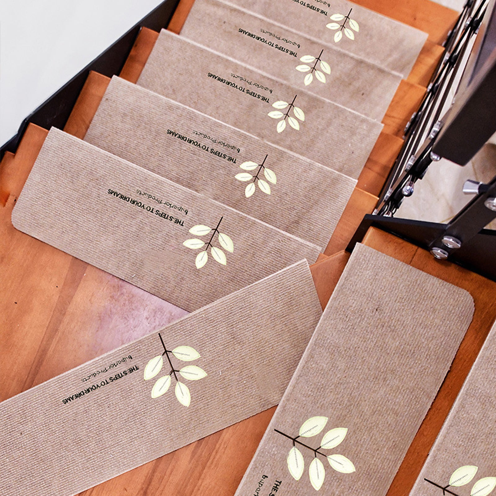 ReTeiv Night Luminous Stair Treads Non-Slip Carpet Indoor Stair Treads ...