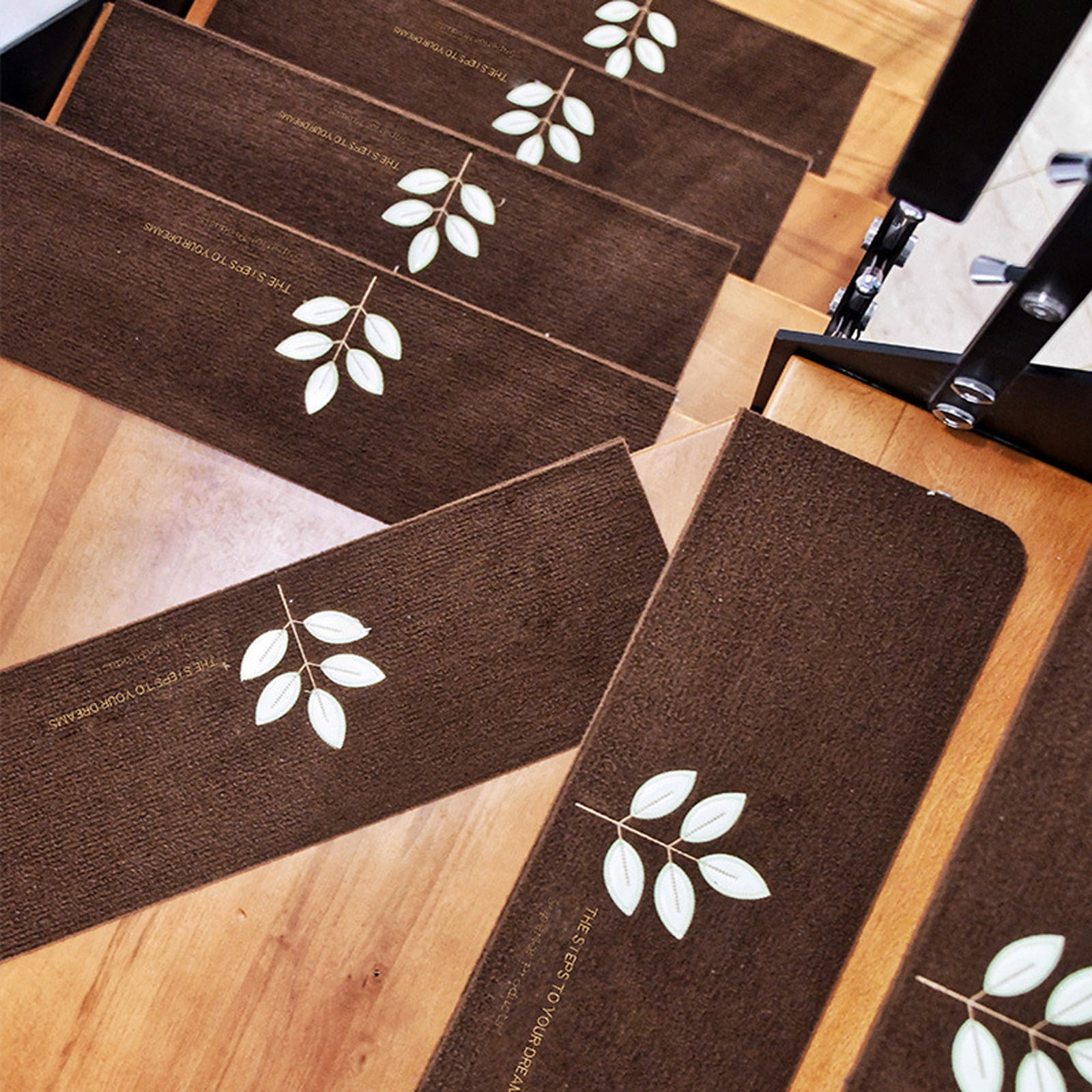 ReTeiv Night Luminous Stair Treads Non-Slip Carpet Indoor Stair Treads ...