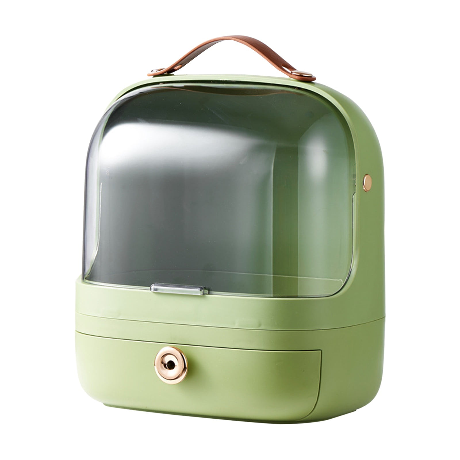 ReTeiv Stylish Makeup Storage Box Cosmetic Storage Box Desktop Dust ...