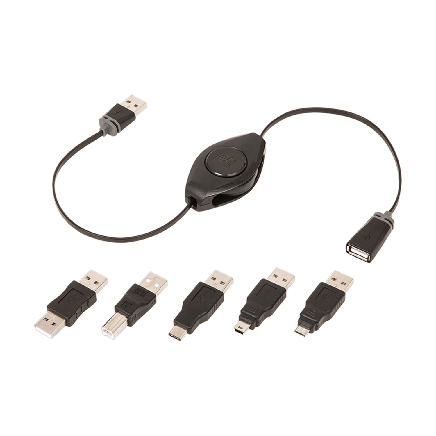 ReTrak ETPRU6M Universal USB Extension Retractable Cord - Walmart.com