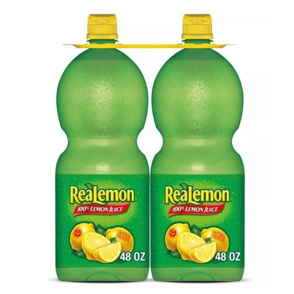 ReaLemon 100% Lemon Juice from Concentrate, 48 oz Bottle, 2/Carton ...