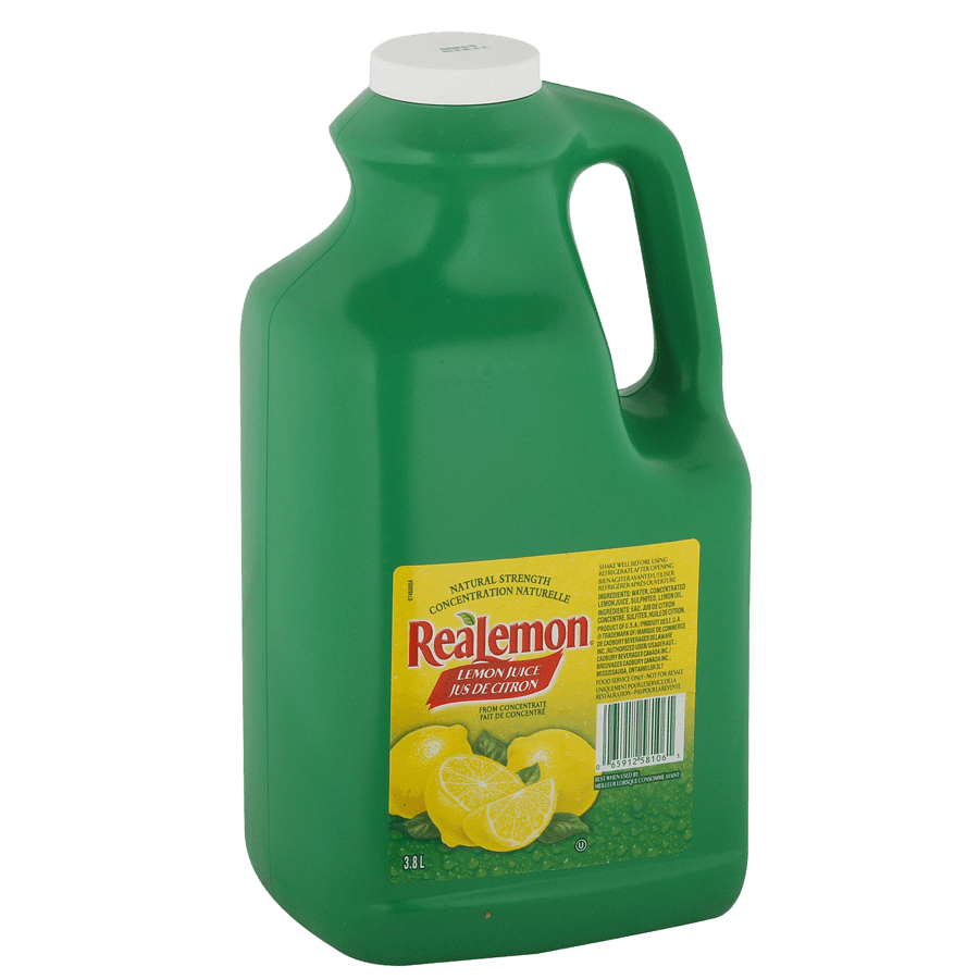 ReaLemon Lemon Juice - Bulk Food Service, 3.8L/1 Gallon | Zesty ...