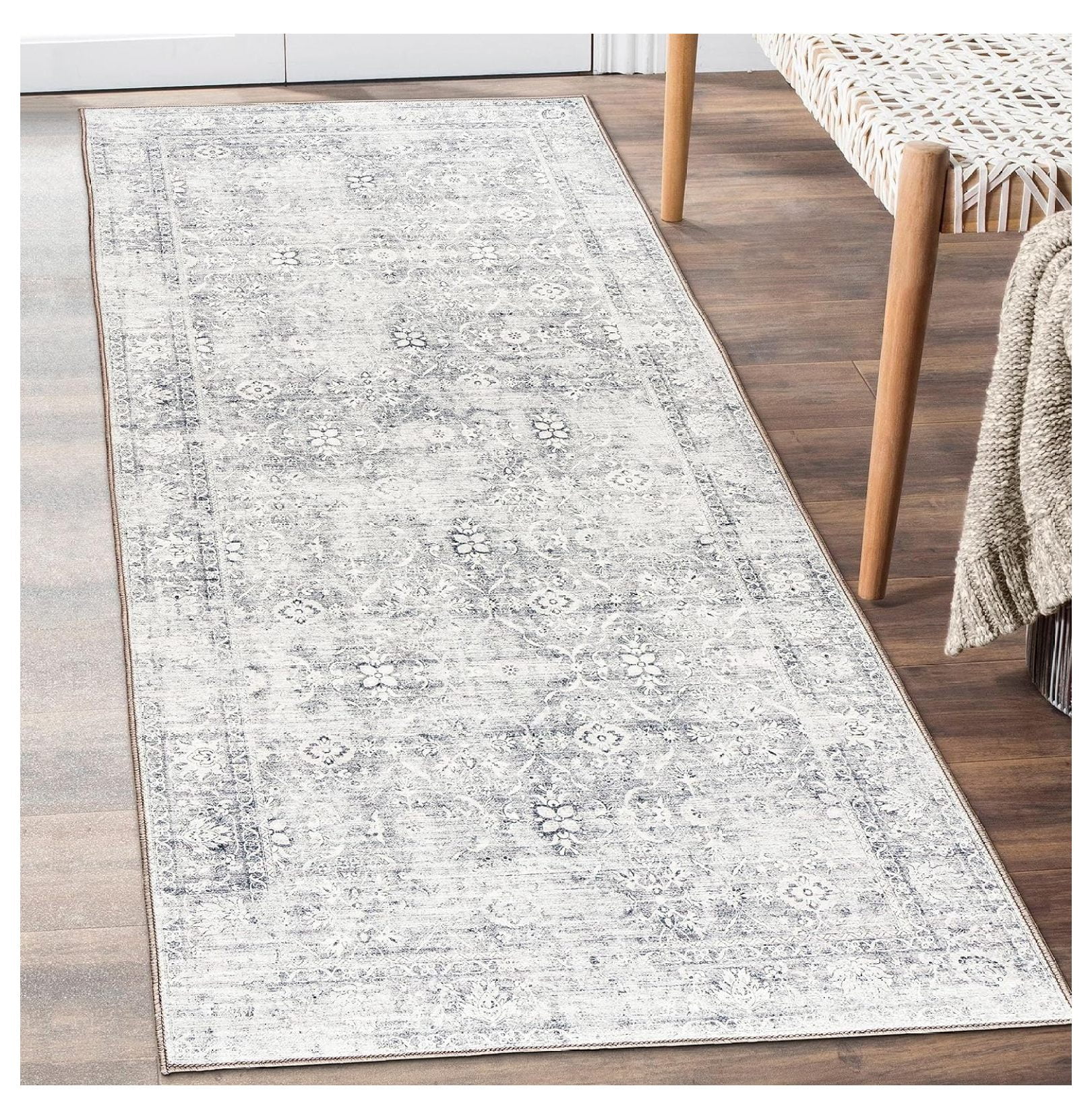 ReaLife Machine Washable Area Rug Runner - Living Room Bedroom Bathroom ...