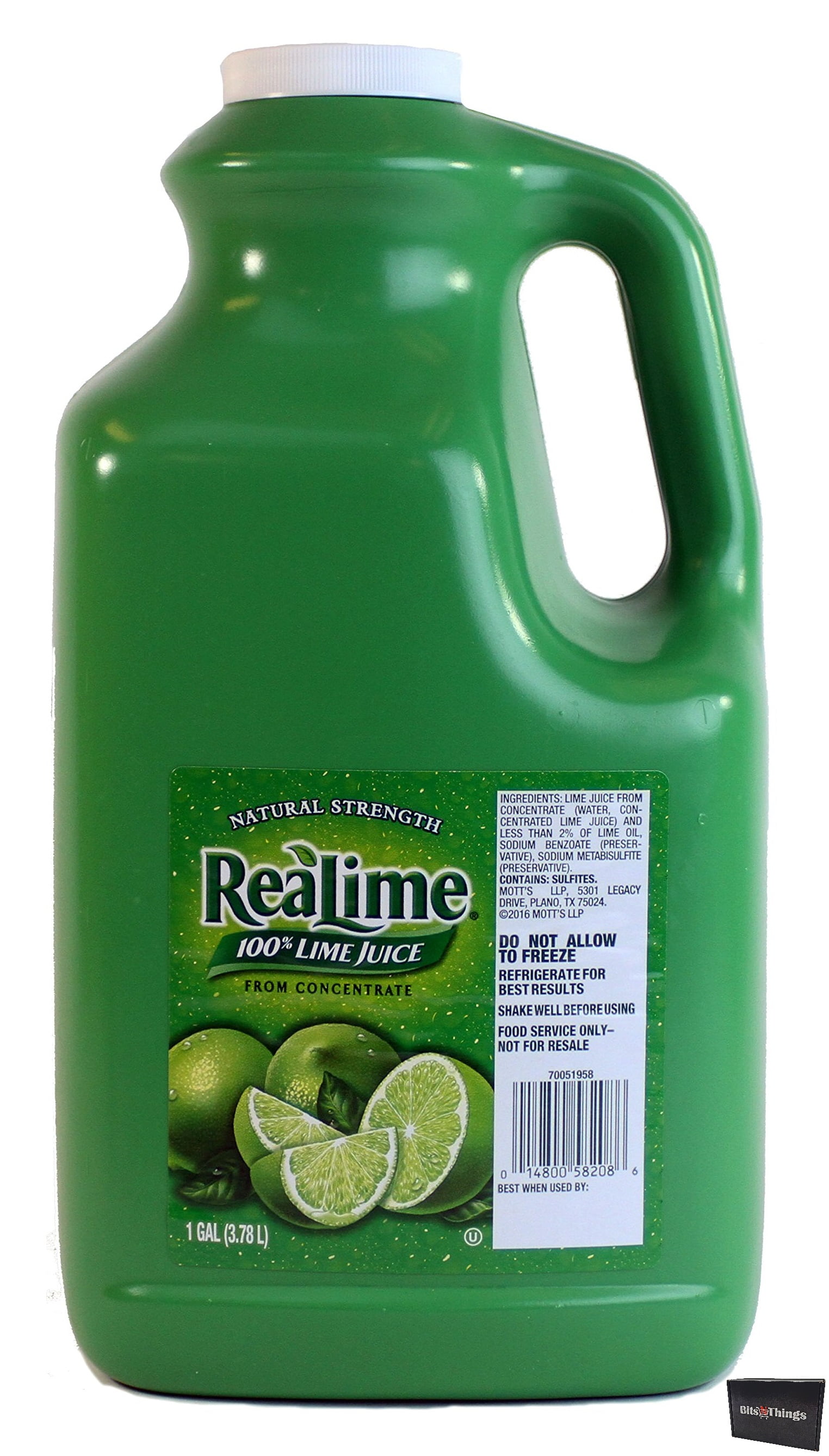 ReaLime 100% Lime Juice Drink - 1 Gallon Ready for Use - Walmart.com
