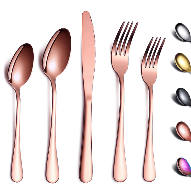 Rose Gold Silverware