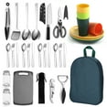 ReaNea Camping Cooking Utensils Set, Camping Accessories with Stainless ...