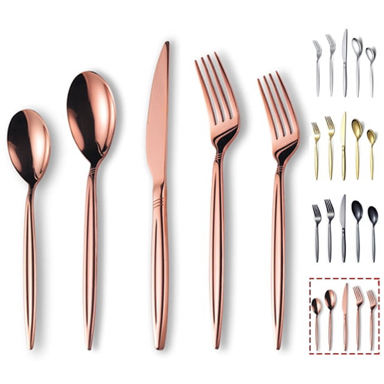 Rose Gold Silverware