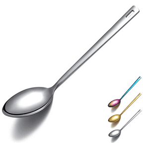 ReaNea Stainless Steel Solid Turner, Silver Spatula for Cooking and ...