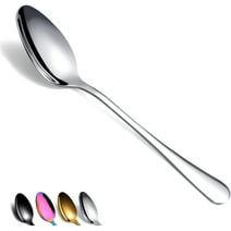 DecorRack Dinner Spoons, Stainless Steel Table Spoons, Set of 12 ...