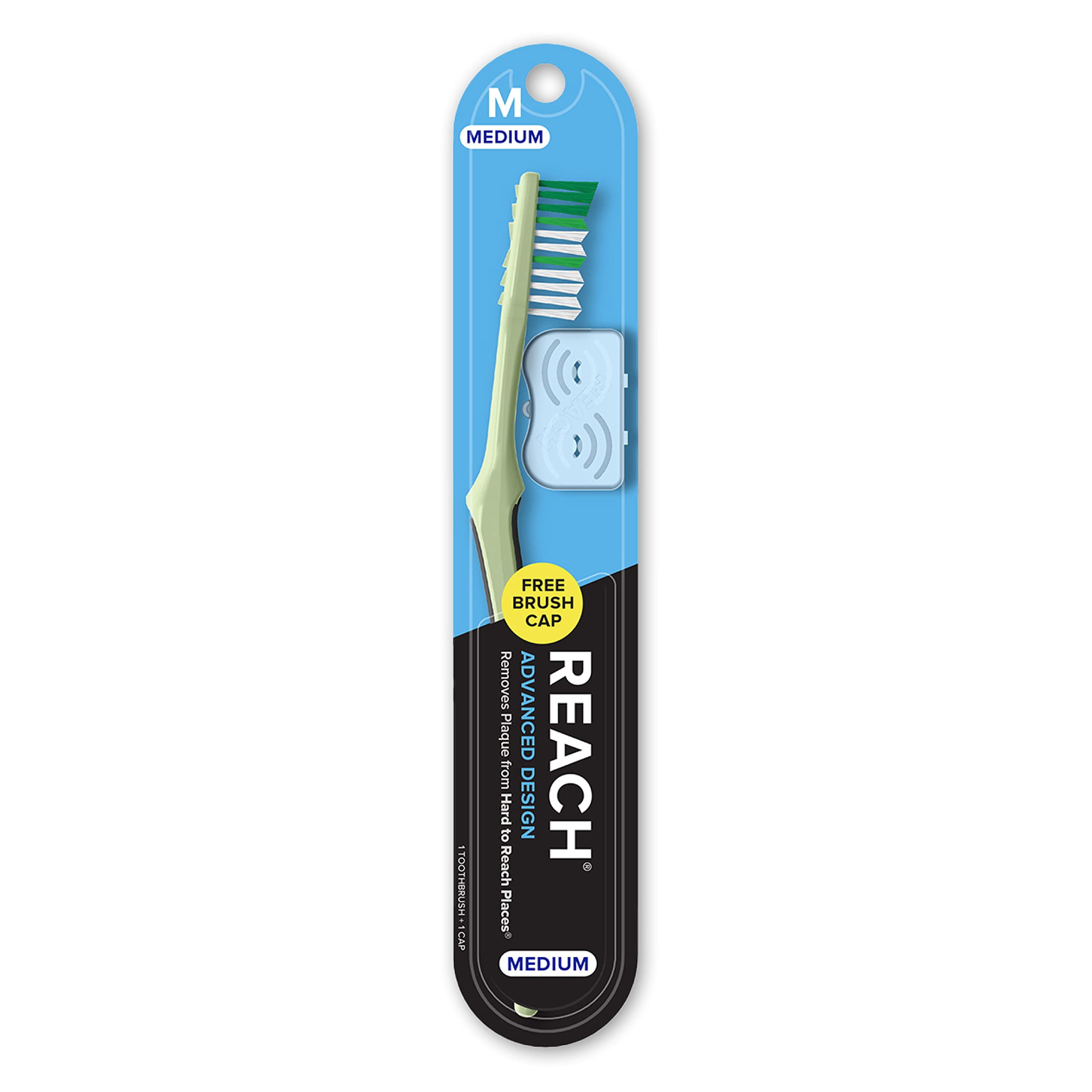 Reach Advanced Design Medium Adult Toothbrush C17 - Walmart.com