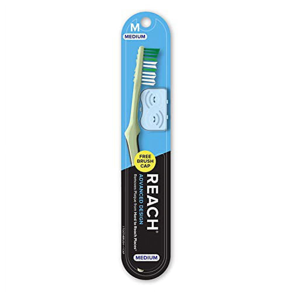 Reach Advanced Design Medium Adult Toothbrush - Walmart.com