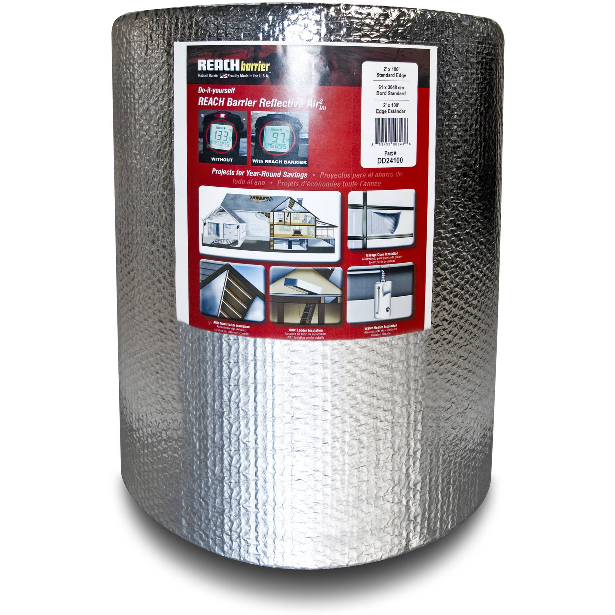 Reach Barrier DD24125 Air Double Reflective Polyethylene Insulation ...