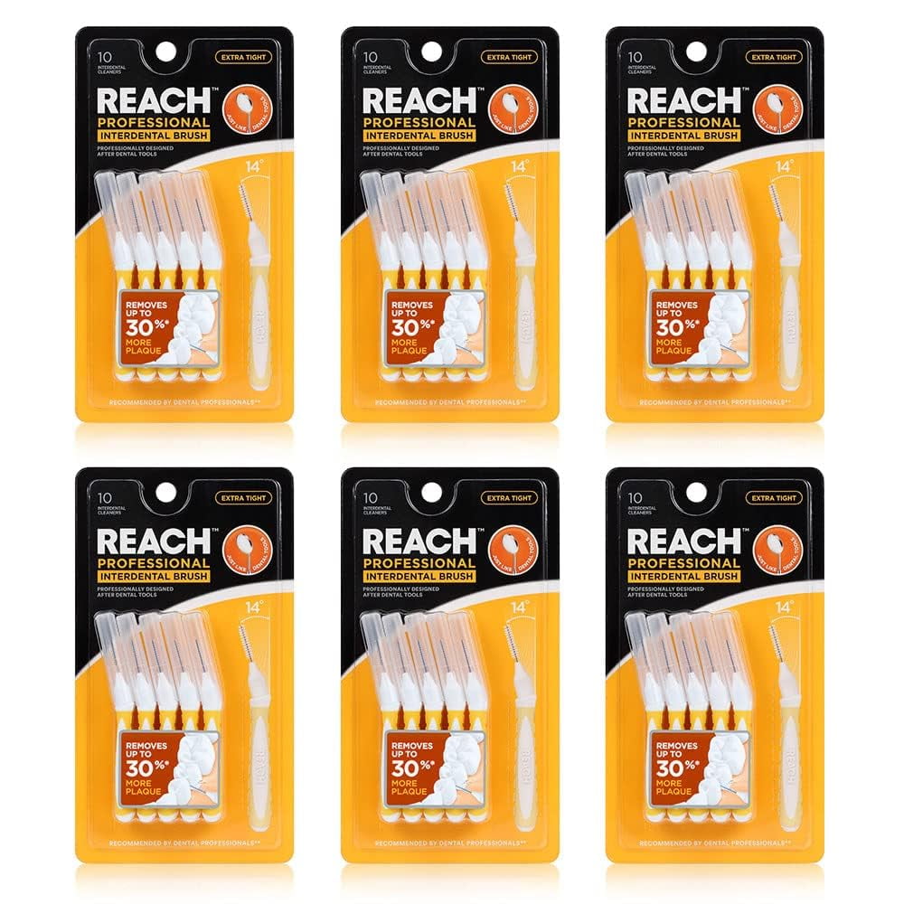 Reach Interdental Brush Extra Tight 0.7mm | Removes up to 30% More ...