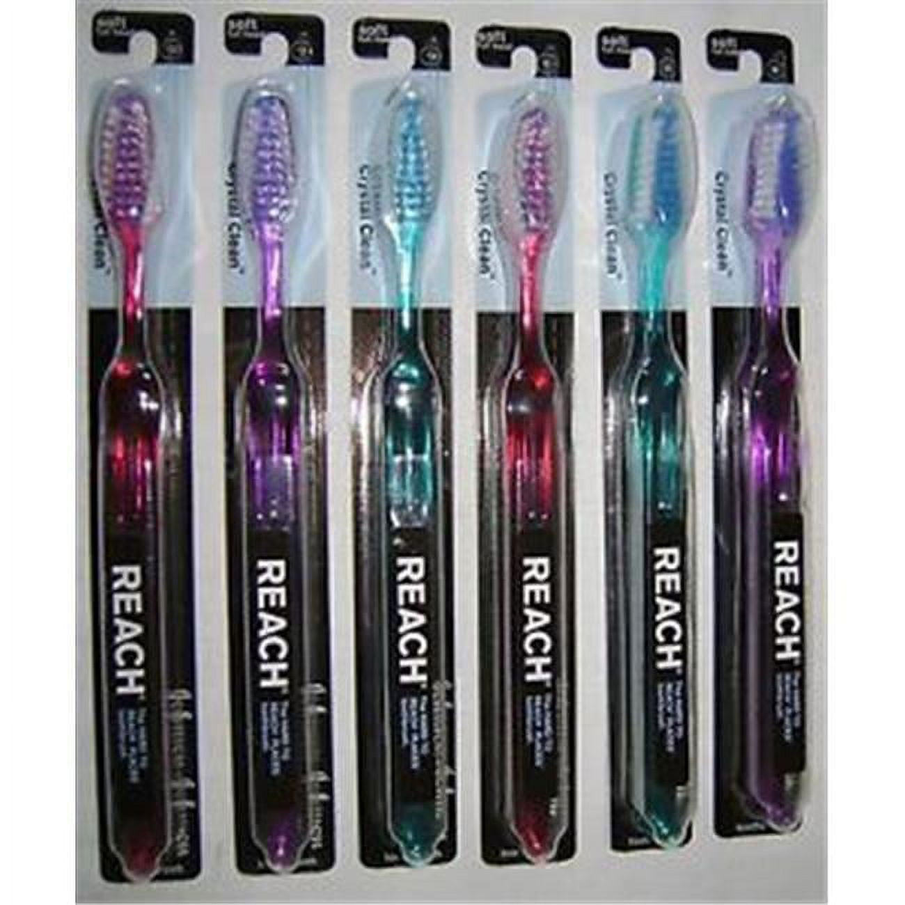 Reach Toothbrush Crystal Clean Soft, 6 per Case - Walmart.com