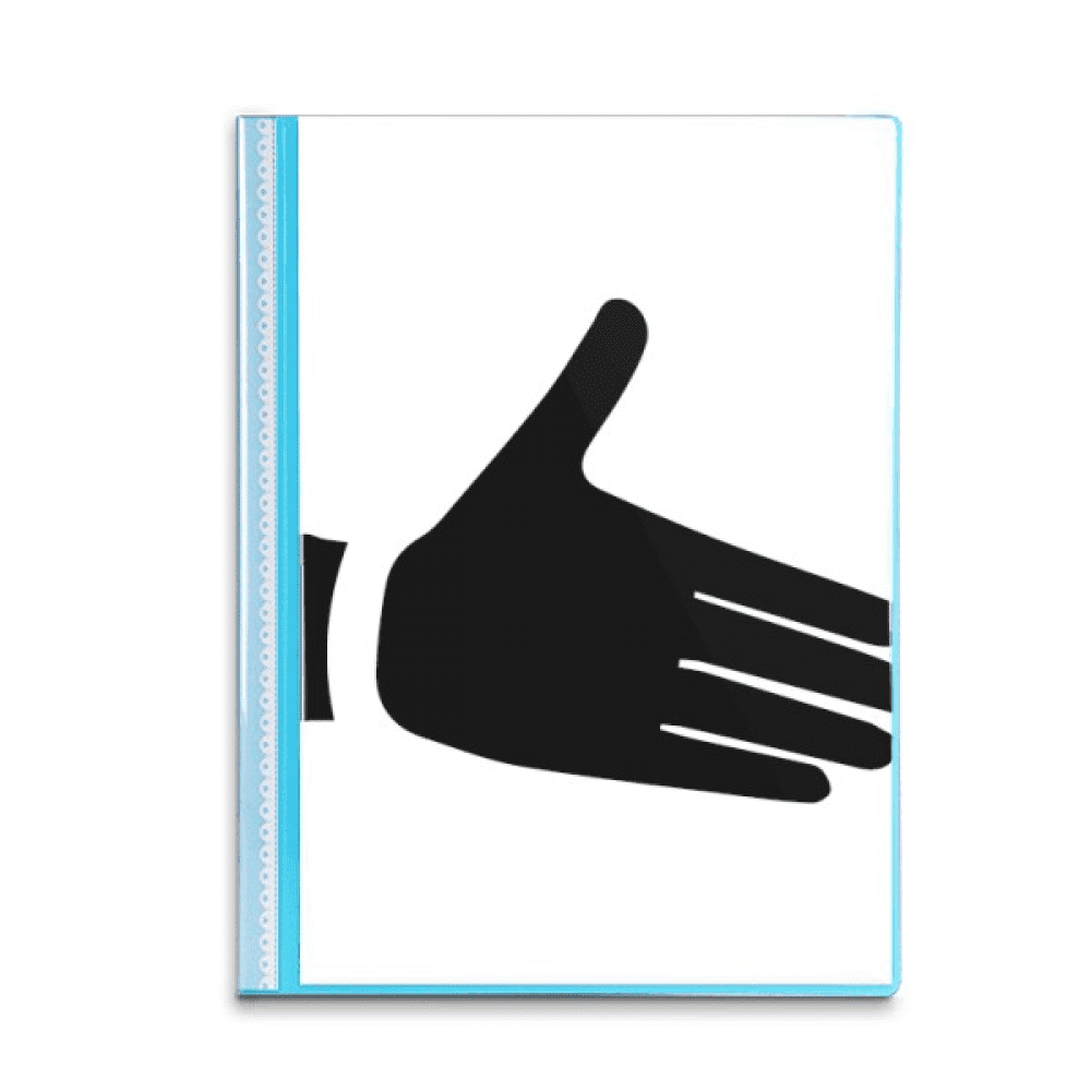 Reach Out Gesture Outline Pattern Book Sheet Protectors Portfolio ...