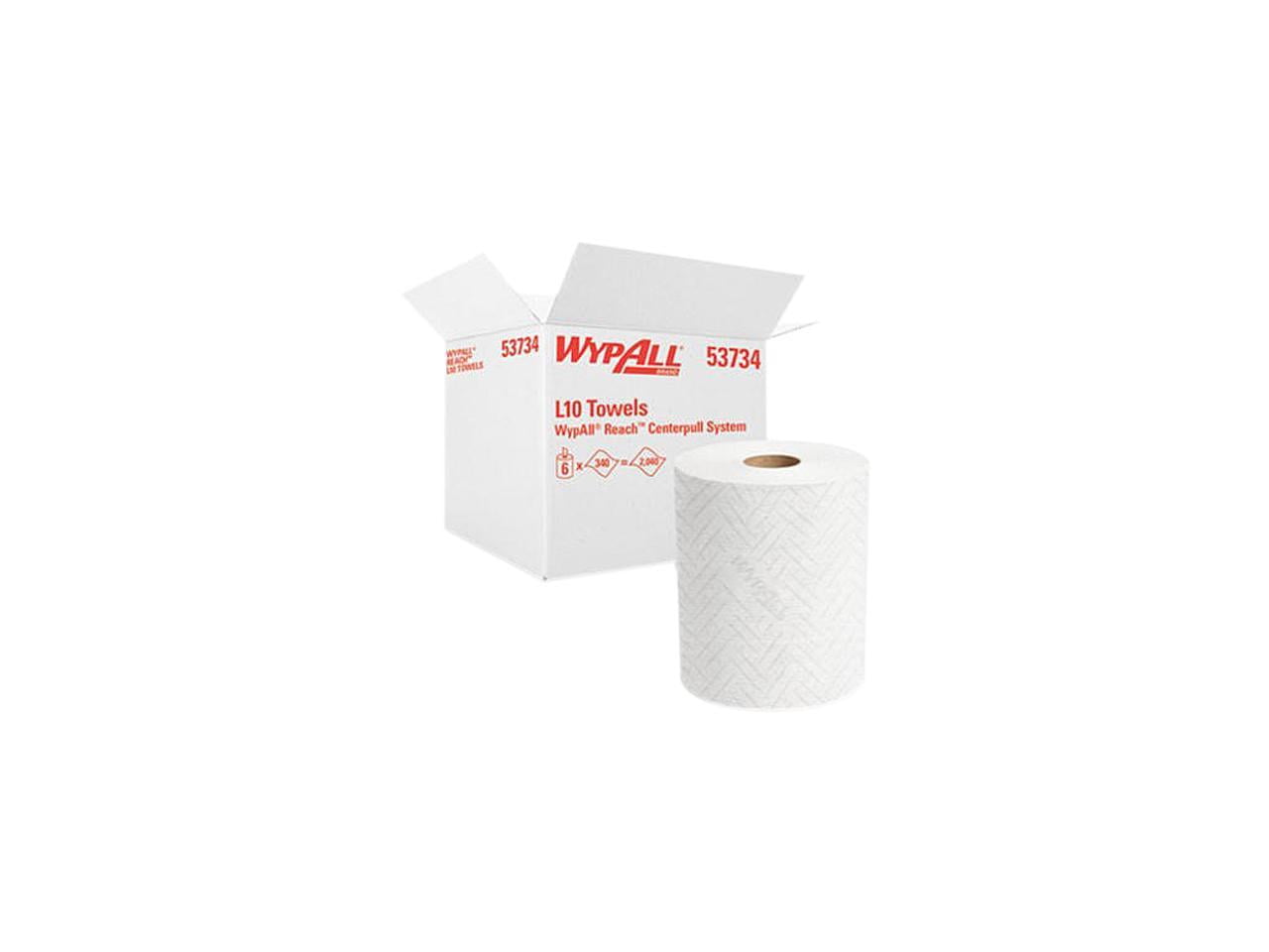 Reach System Roll Towel, 1-Ply, 11 x 7, White, 340/Roll, 6 Rolls/Carton ...