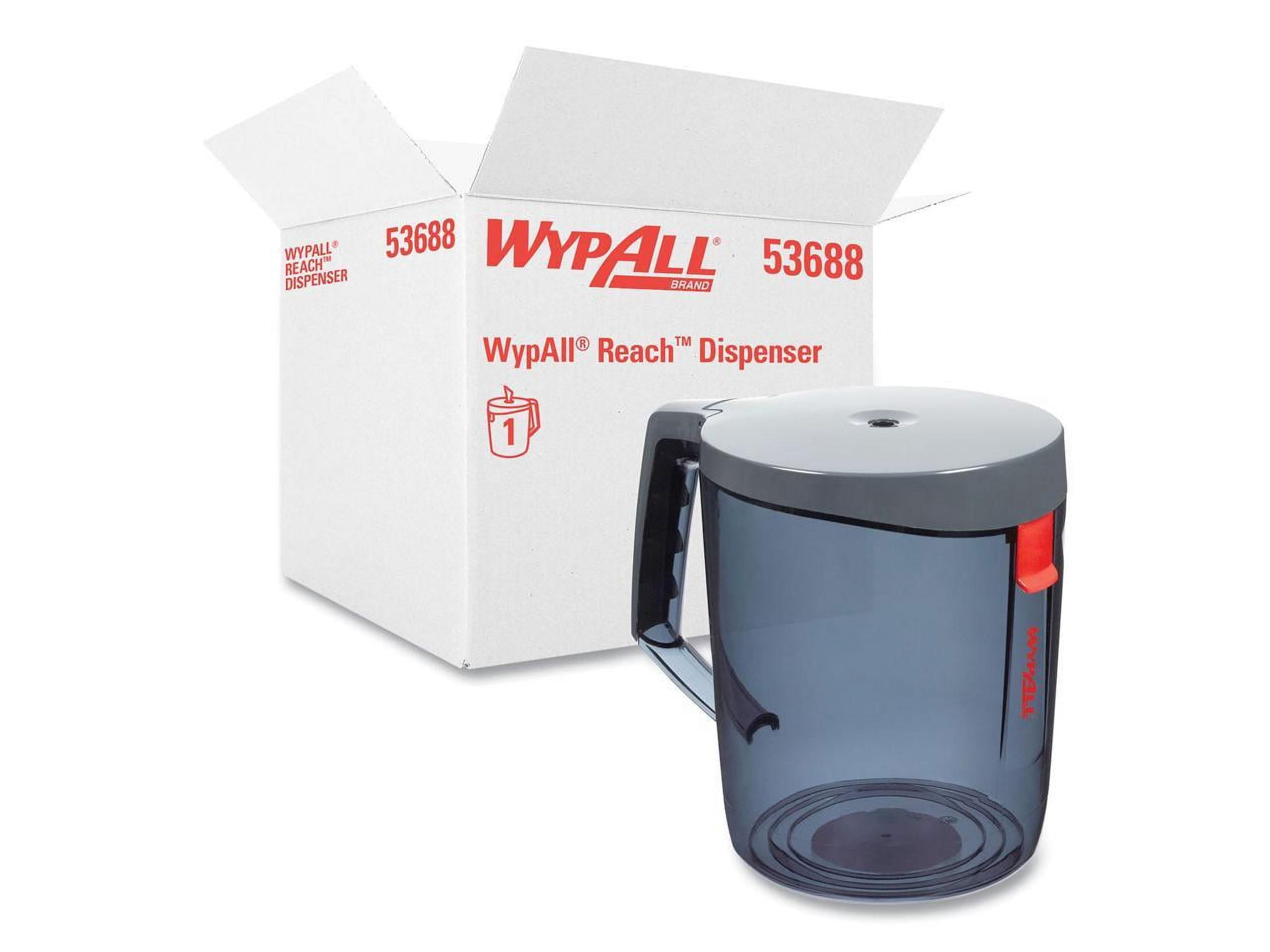 Reach Towel System Dispenser, 9.5 x 7 x 8.75, Black/Smoke 53688 ...