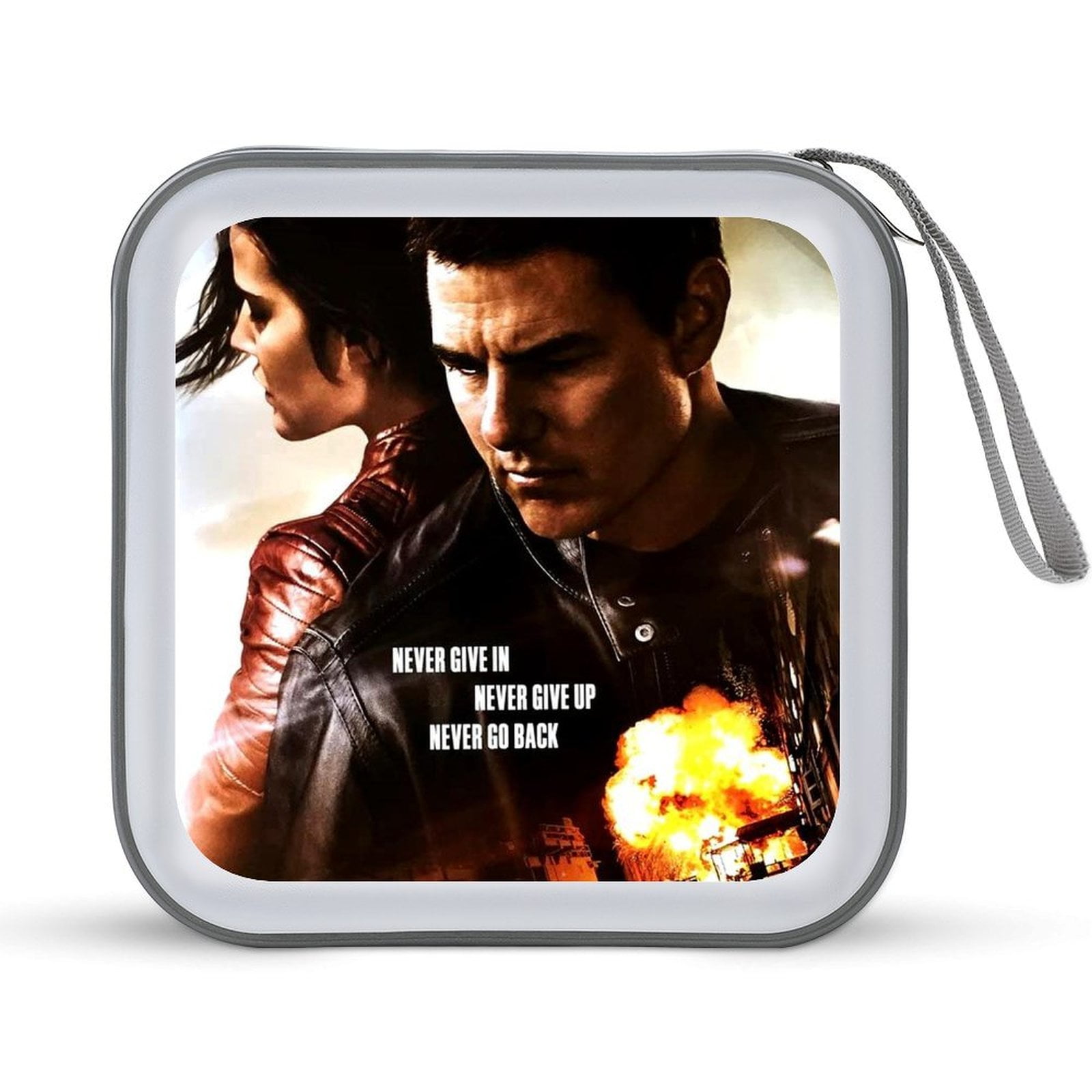 Reacher CD Case, 40 Capacity VCD/DVD Case Holders Wallet Hard Plastic ...