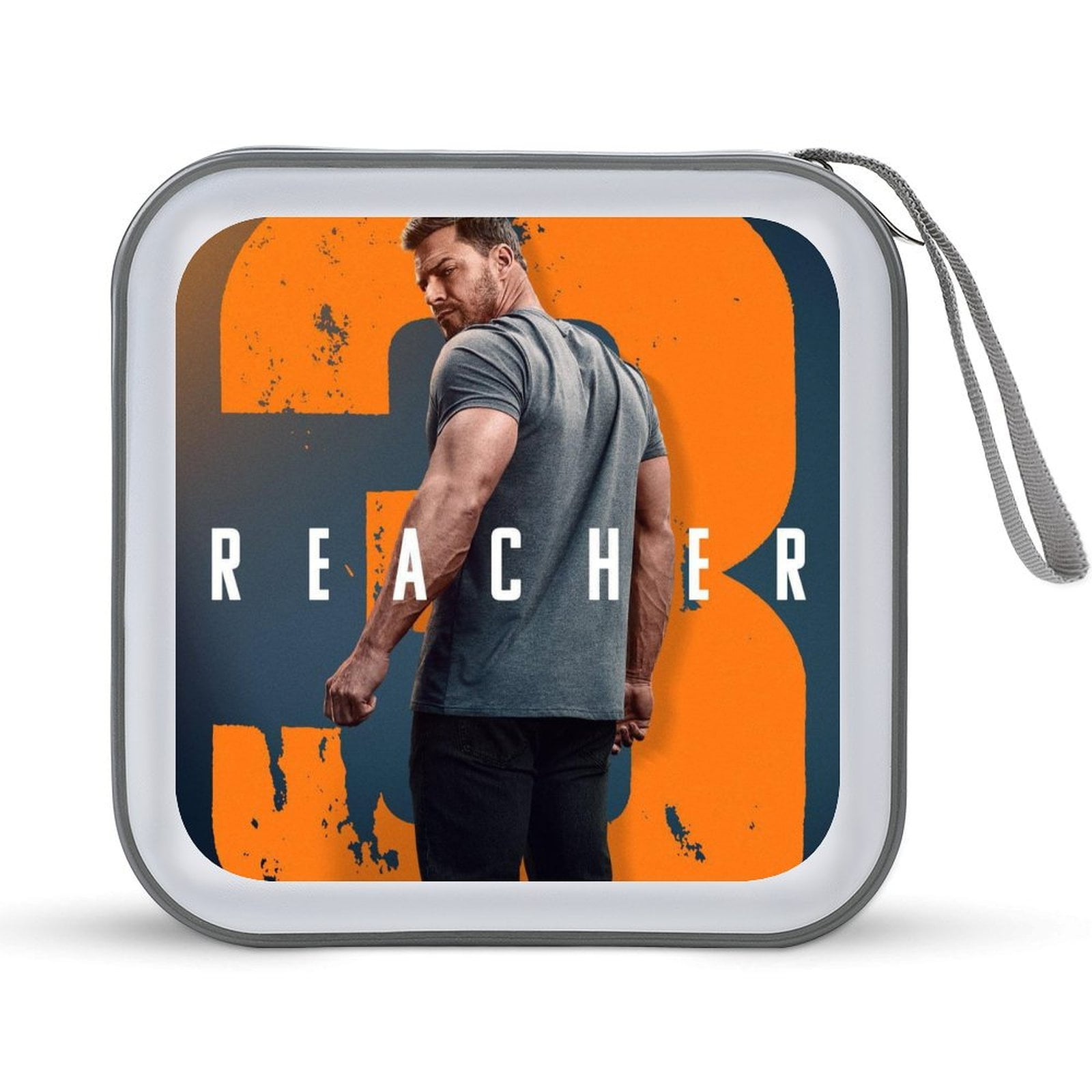 Reacher CD Case, 40 Capacity VCD/DVD Case Holders Wallet Hard Plastic ...
