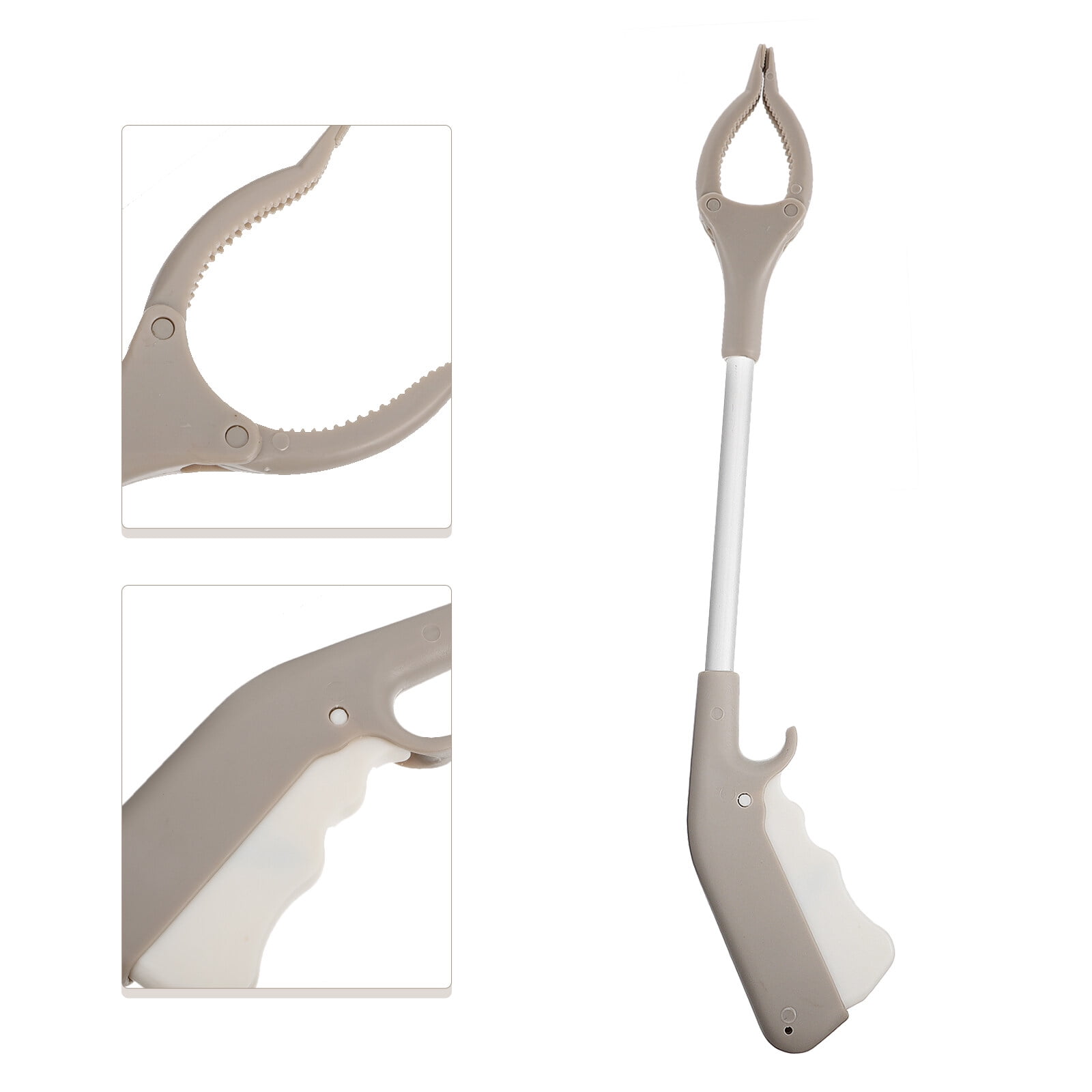 Practical Trash Picker with Reach Stick for Pickup Use at Home Beige ...