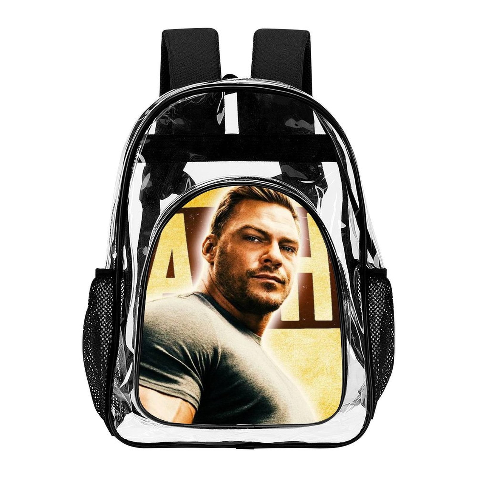 Reacher Large Clear Backpack Heavy Duty Transparent See Through PVC ...